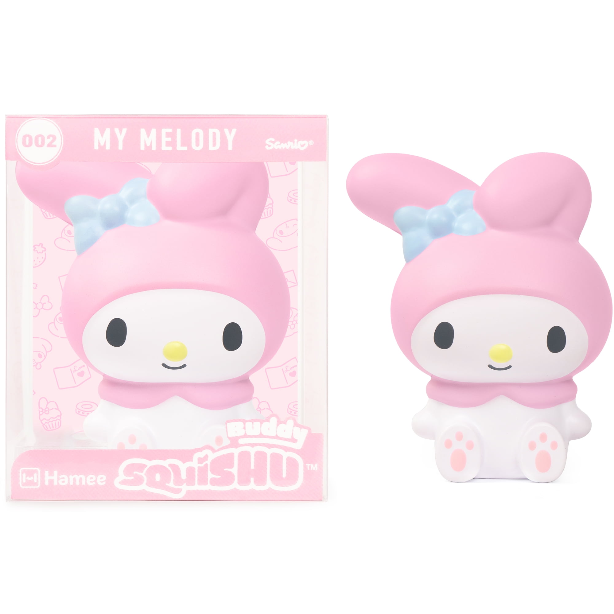 Hamee Sanrio SquiSHU Buddy - My Melody Squishy Toy - Walmart.com