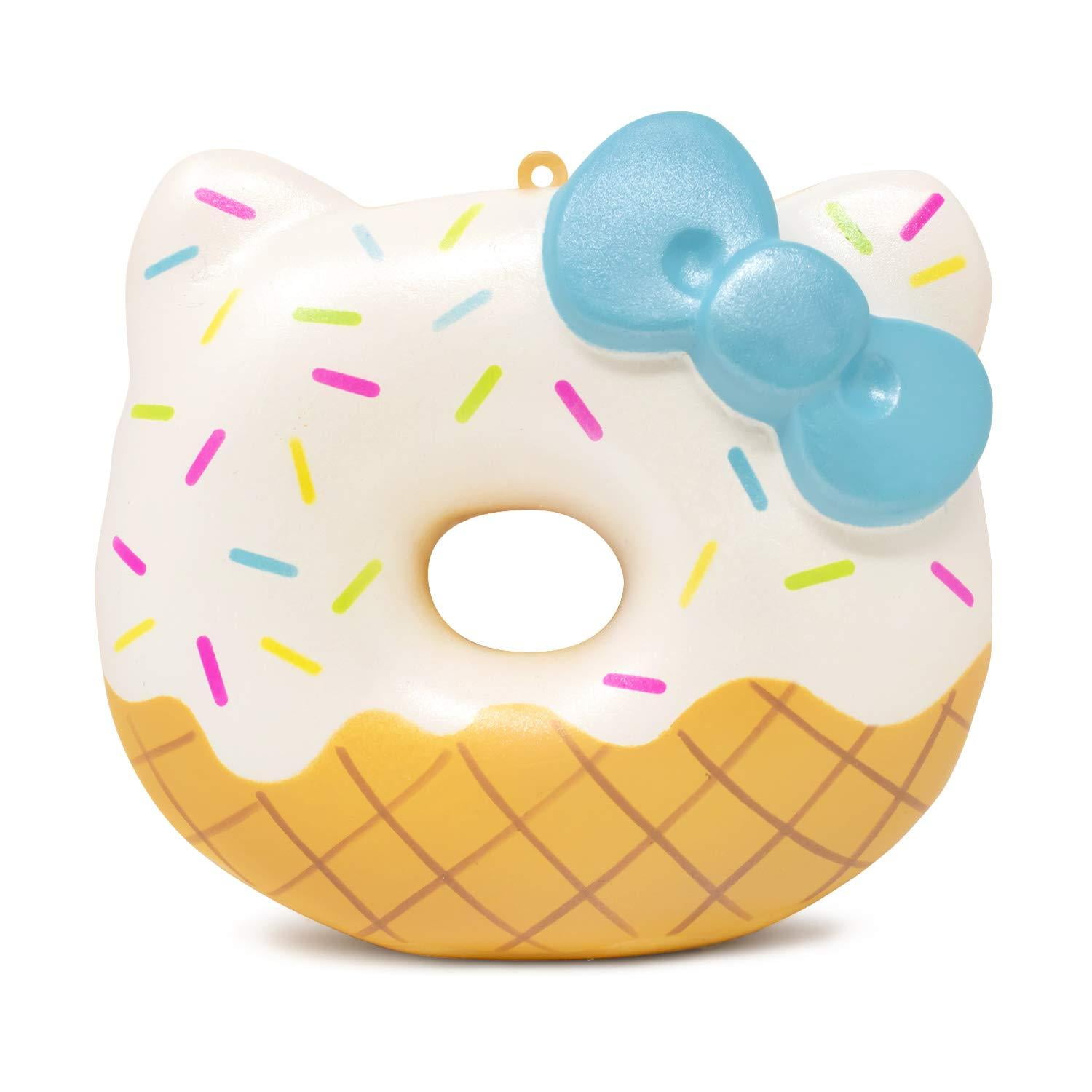 Hamee Squishies (Ice Cream Donut Series - Sprinkles) Hello Kitty Donut ...