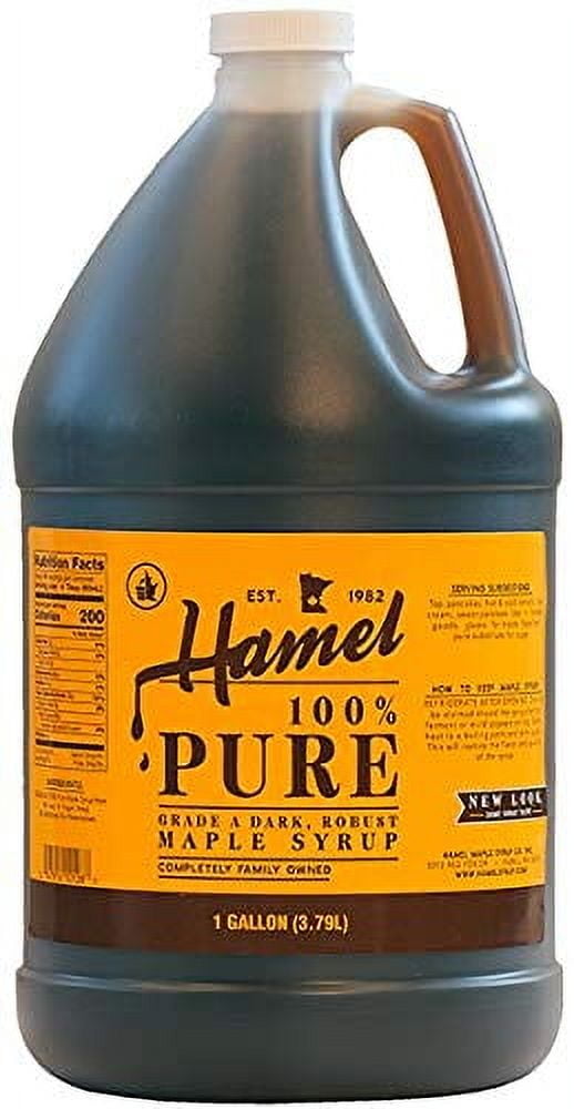Hamel Pure Maple Syrup Gallon Grade A - Walmart.com