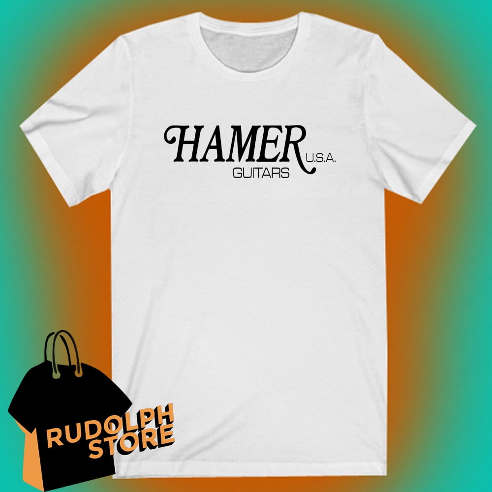 Hamer Guitars USA Men's White T-shirt Size S to 5XL - Walmart.com