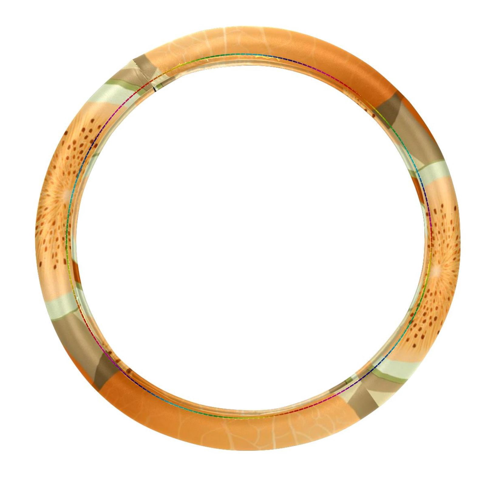 Hami Melon Car Wheel Covers 14.5 Inch Printing PVC Leather Auto ...