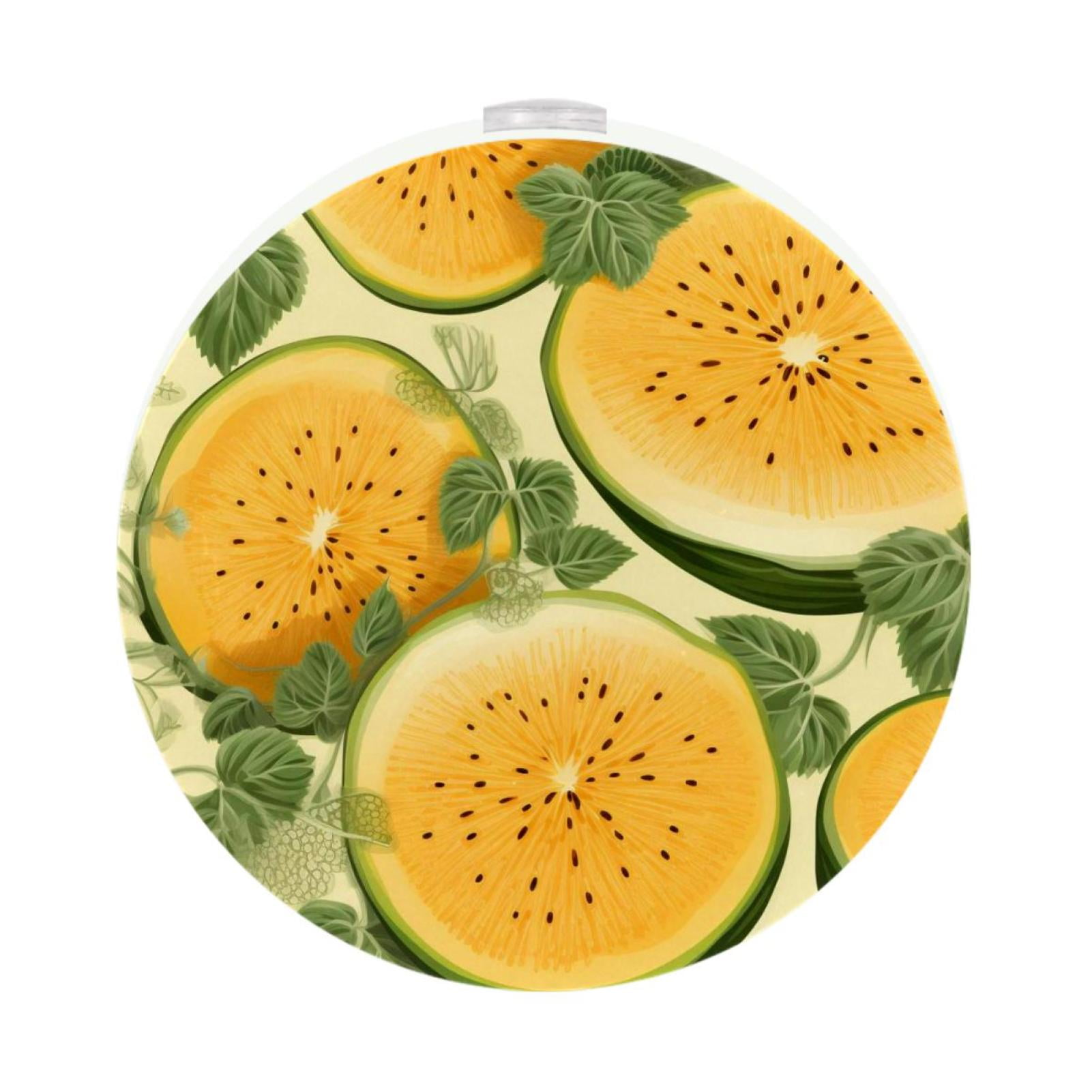 Hami Melon LED Round Night Light-2pcs: Energy-efficient ...
