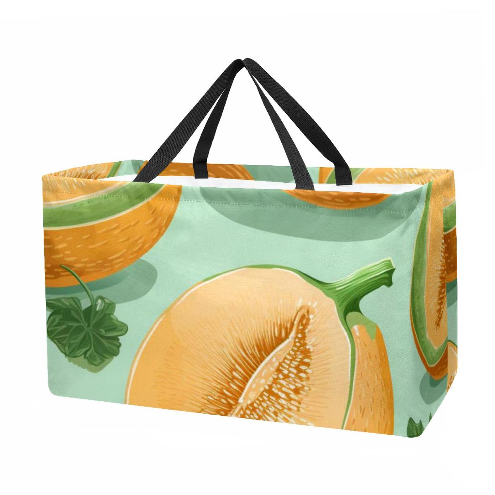 Hami Melon Large Capacity Reusable Foldable Oxford Cloth Storage Bins ...