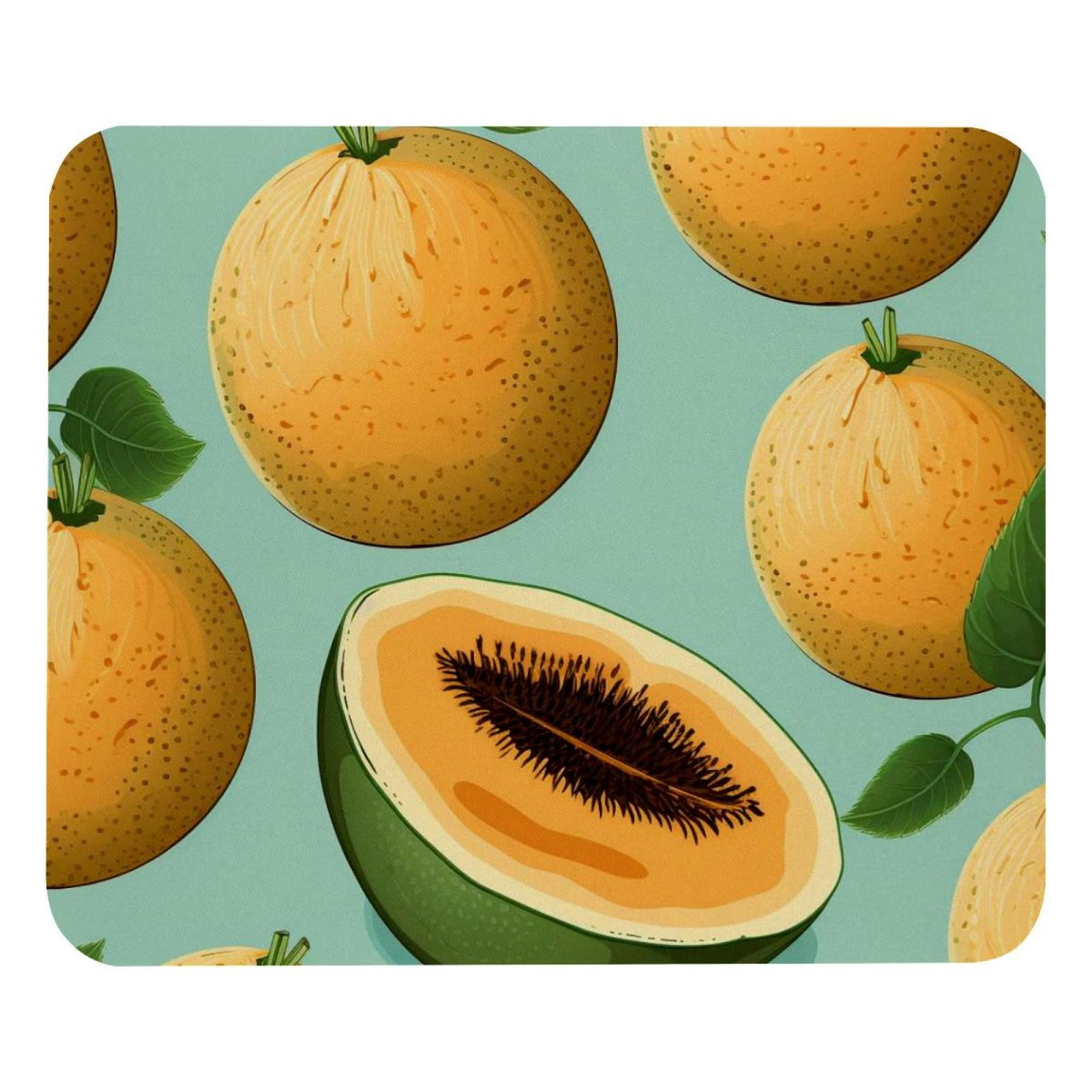 Hami Melon Mouse Pad, Personality Design Rubber Base for Office Decor ...
