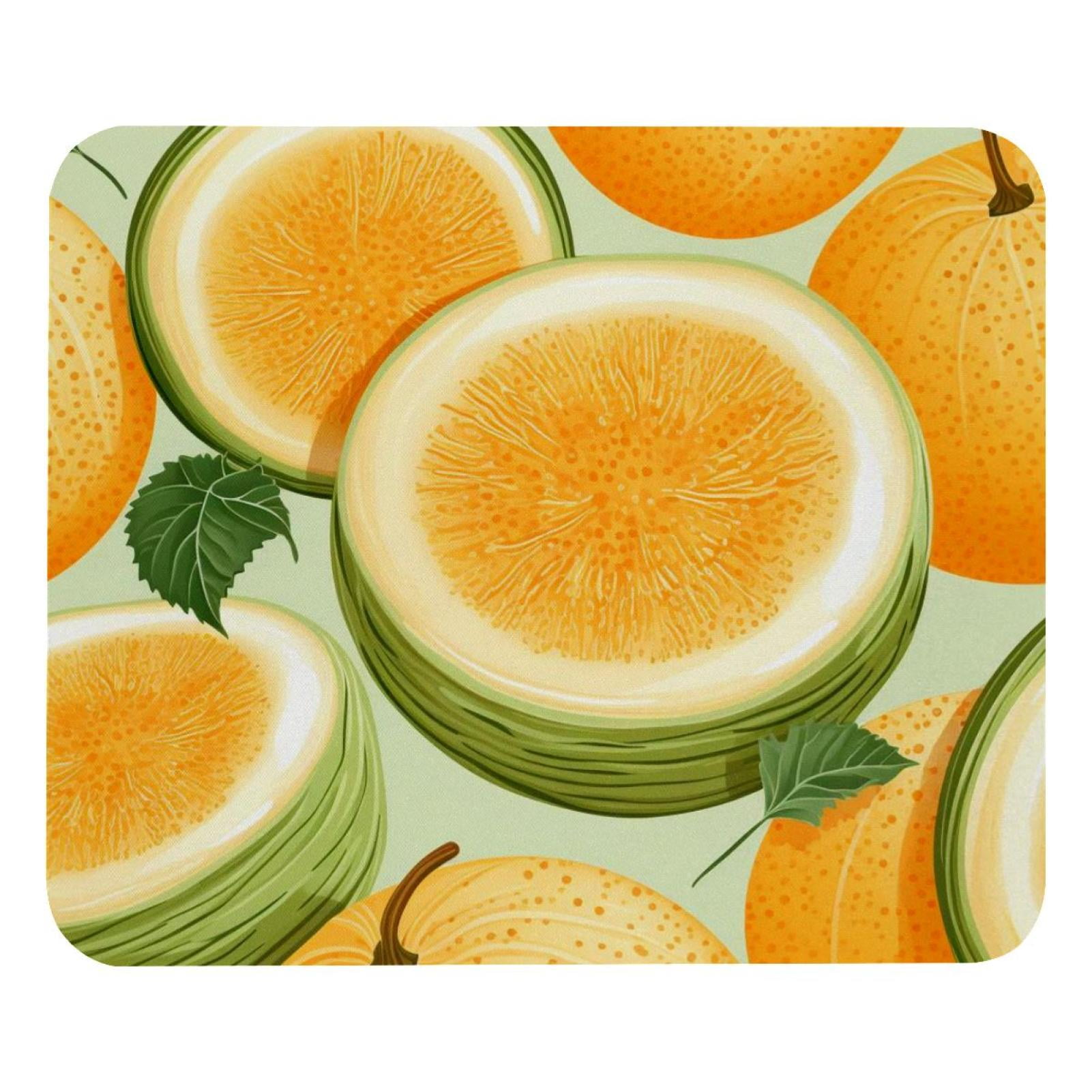 Hami Melon Mouse Pad, Personality Design Rubber Base for Office Decor ...