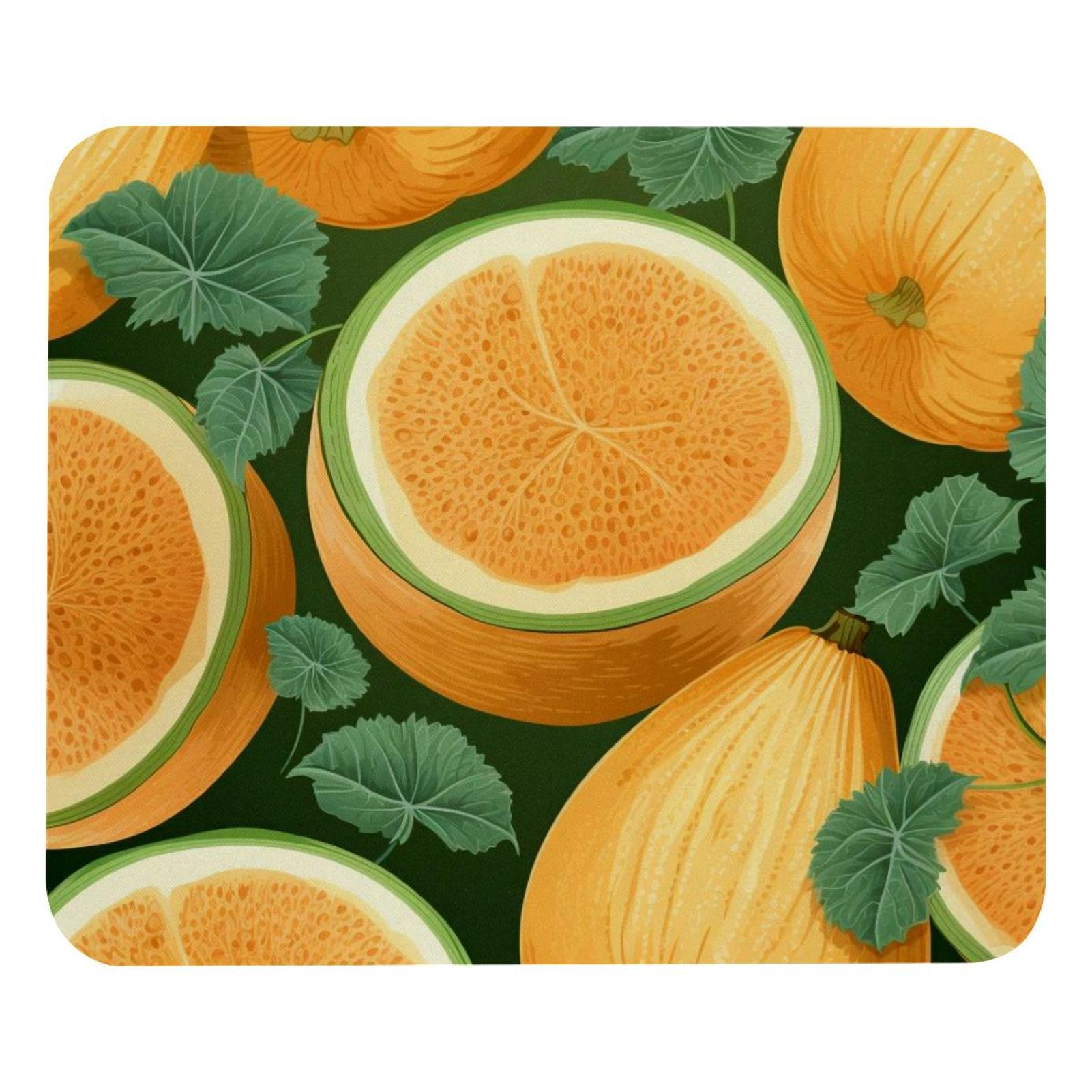 Hami Melon Mouse Pad, Rubber Base Computer Mouse Pads for Wireless ...