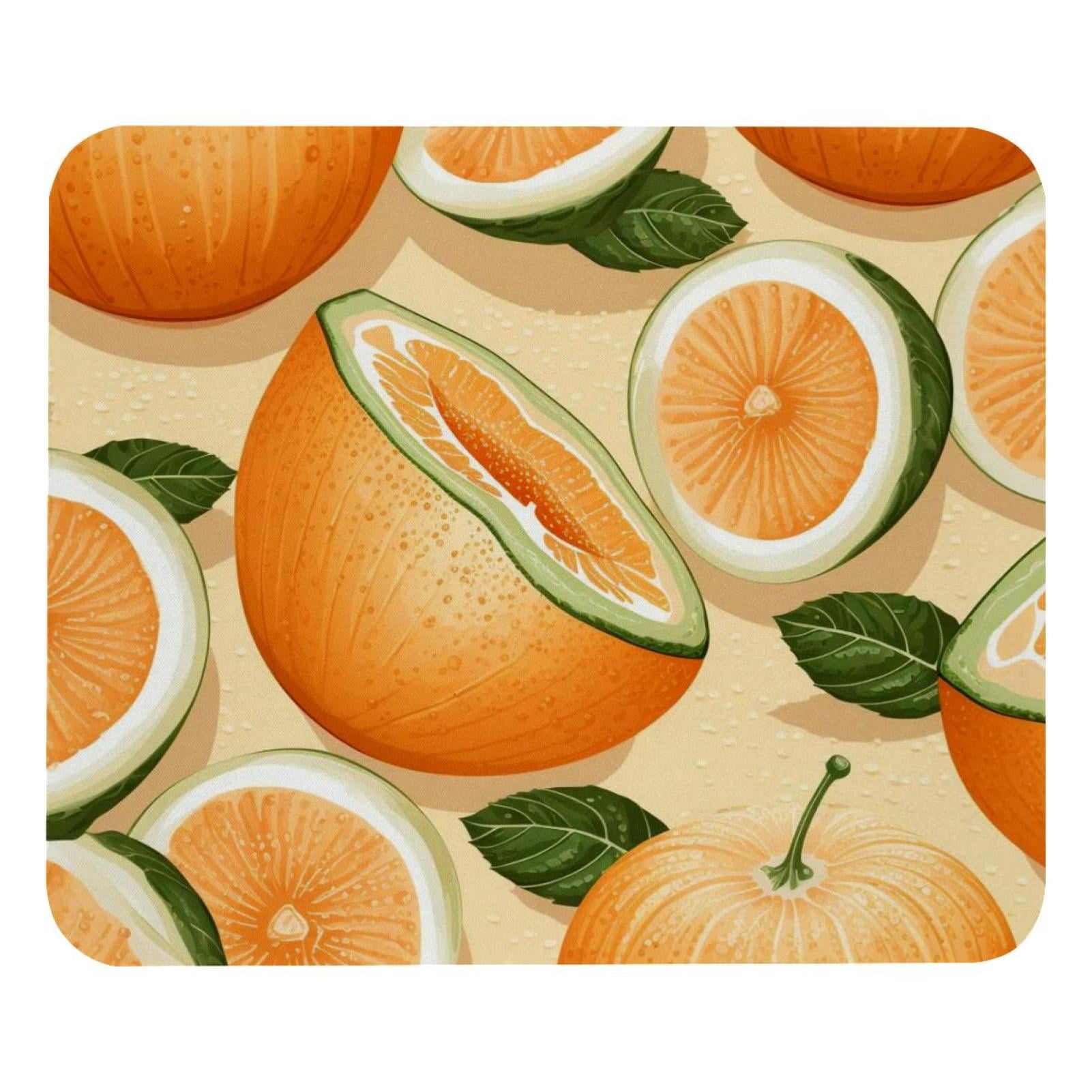 Hami Melon Mouse Pad, Rubber Base Computer Mouse Pads for Wireless ...