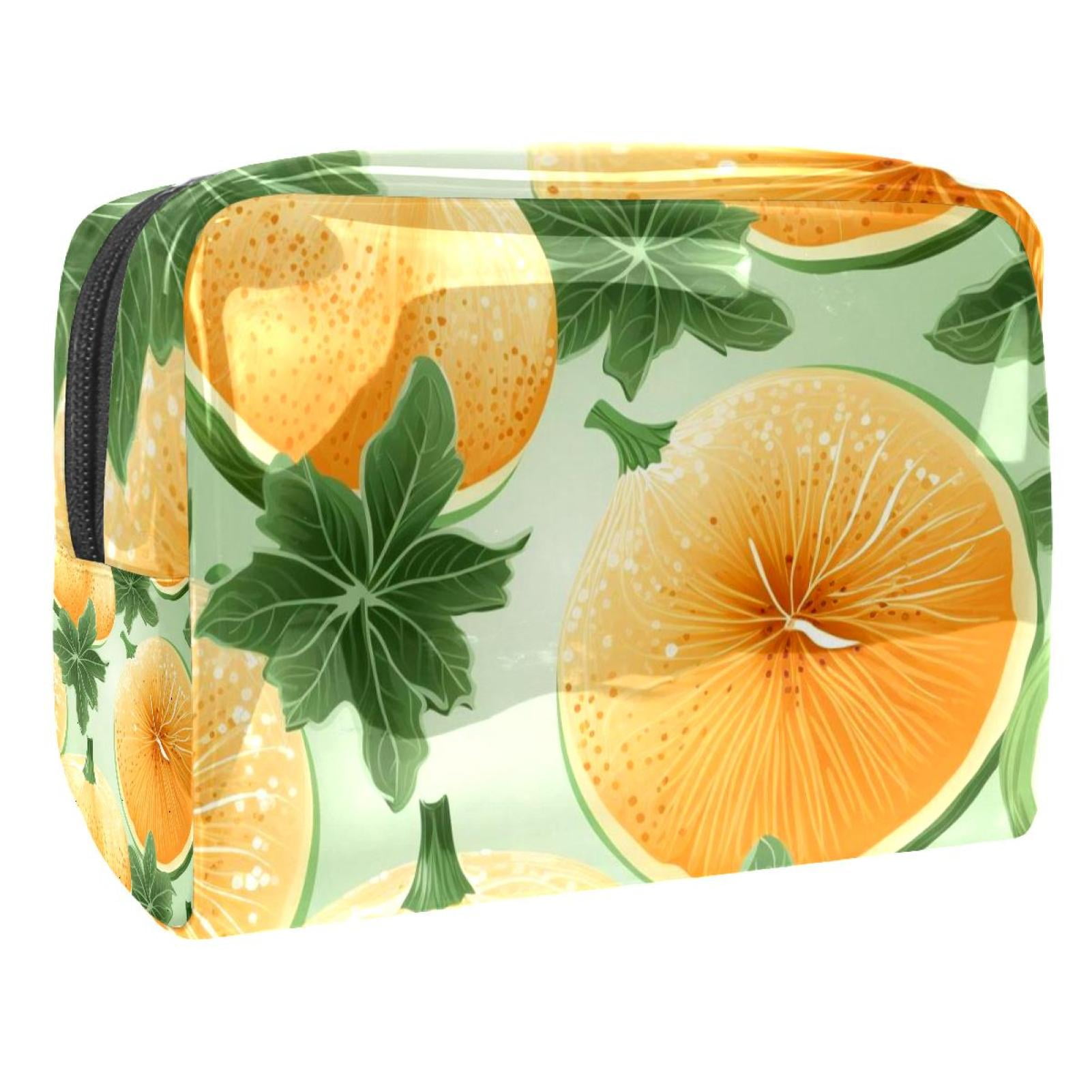 Hami Melon PVC Waterproof Cosmetic Makeup Pouch Organizer Travel Bag ...