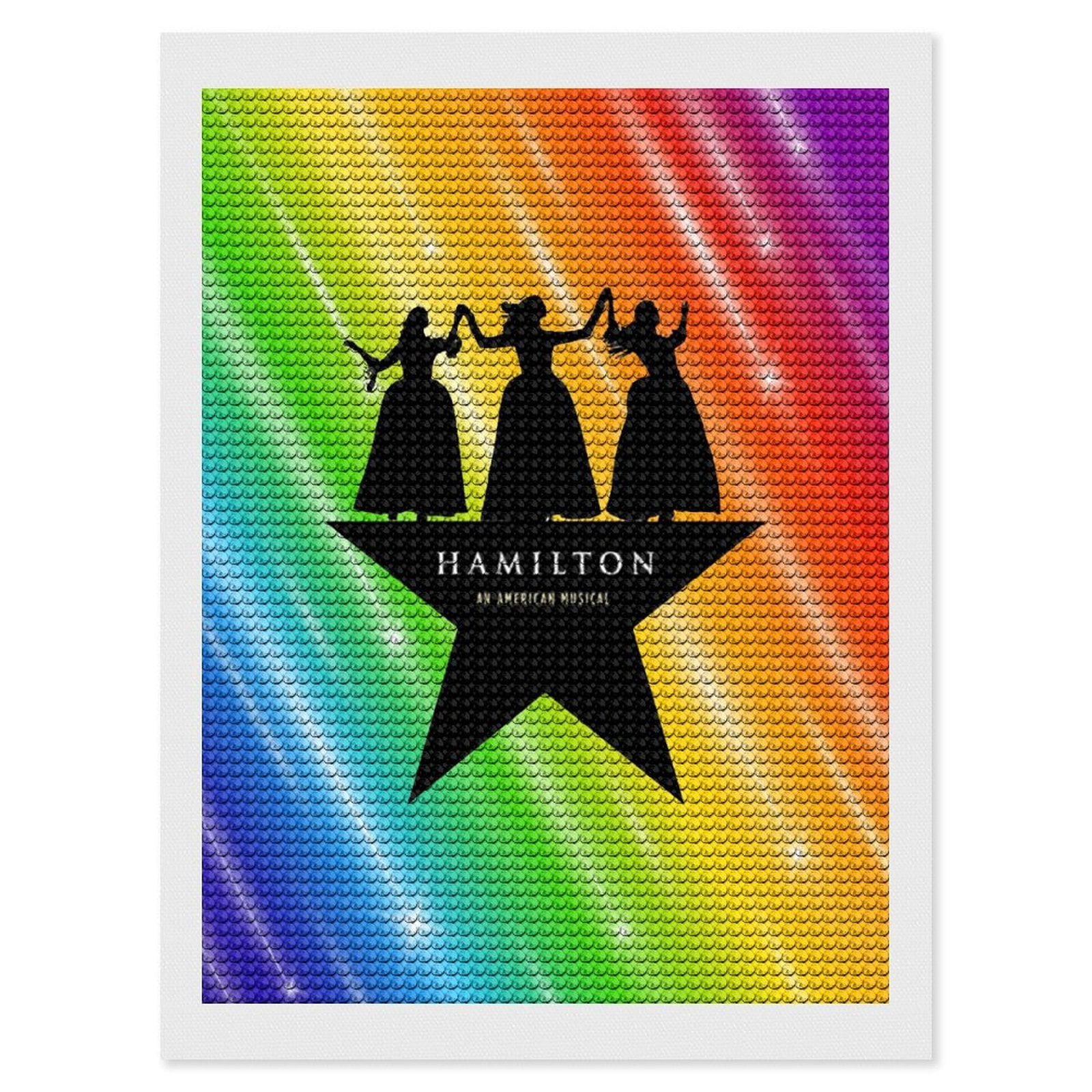 Hamil-,ton Star Music0l Diamond Art Kits for Adults DIY 5D Round Full ...