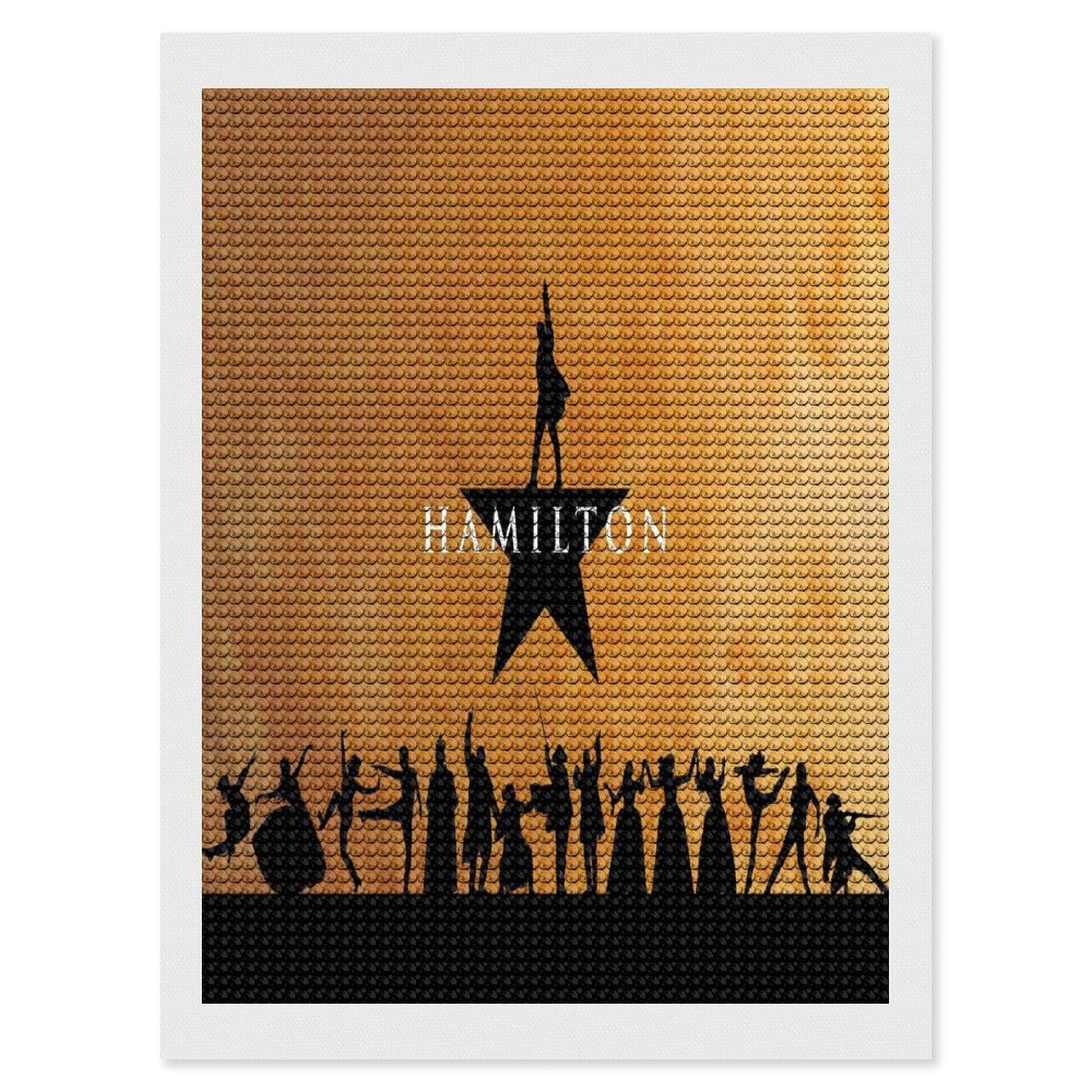 Hamil-,ton Star Music0l Diamond Art Kits for Adults DIY 5D Round Full ...