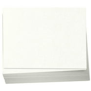 Hamilco Heavyweight Blank Cards - 100 Pack, 5x7 White Cardstock Paper ...