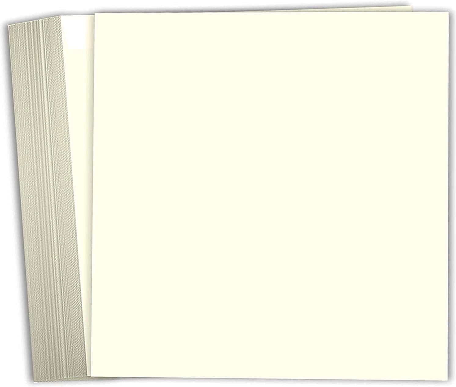 Hamilco 6x6 Cream White Scrapbook Cardstock Paper Heavyweight 100lb ...