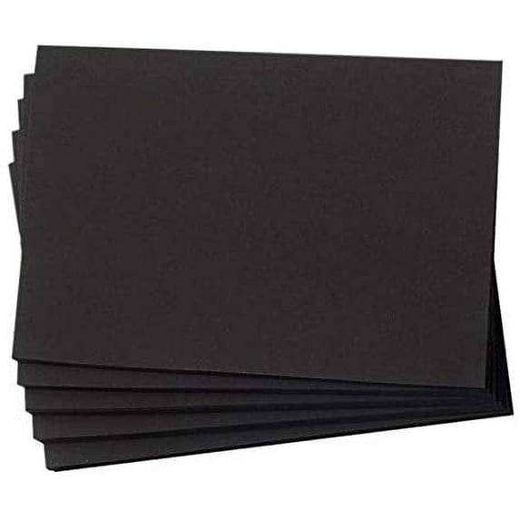 Hamilco Black Colored Cardstock Thick paper - Blank Note Greeting ...