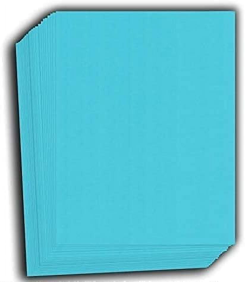 Hamilco Colored Cardstock Paper 11" x 17" Electric Blue Color Card ...