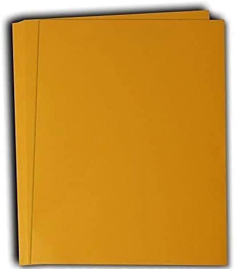 Hamilco Colored Cardstock Paper 11x17" Sun Gold Color Card Stock Paper ...