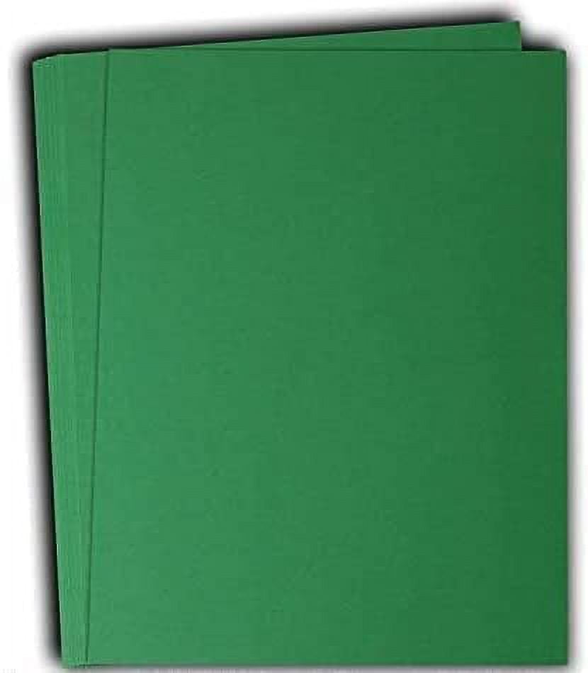 Hamilco Colored Cardstock Scrapbook Paper 11" x 17" Brilliant Green ...