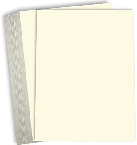 Hamilco Cream Cardstock 11x17 Paper Heavy Weight 100 lb Cover Card ...