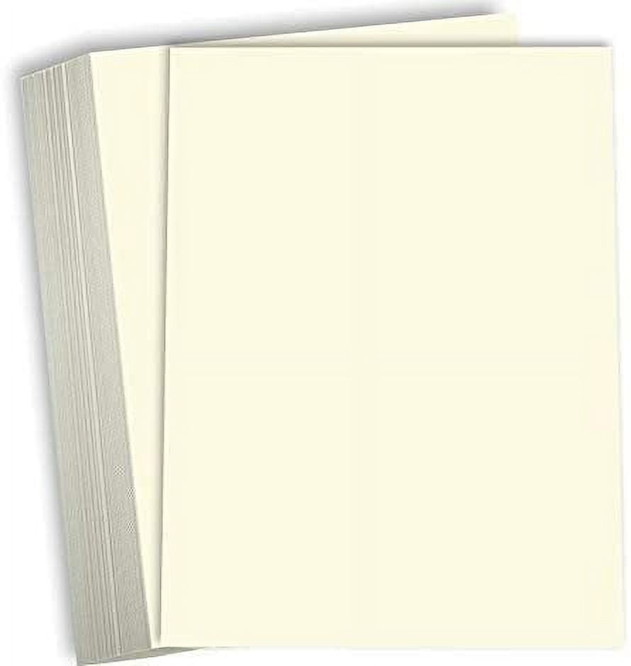 Hamilco Cream Colored Cardstock 8 x 10" Heavy Weight 80 lb Cover Card ...