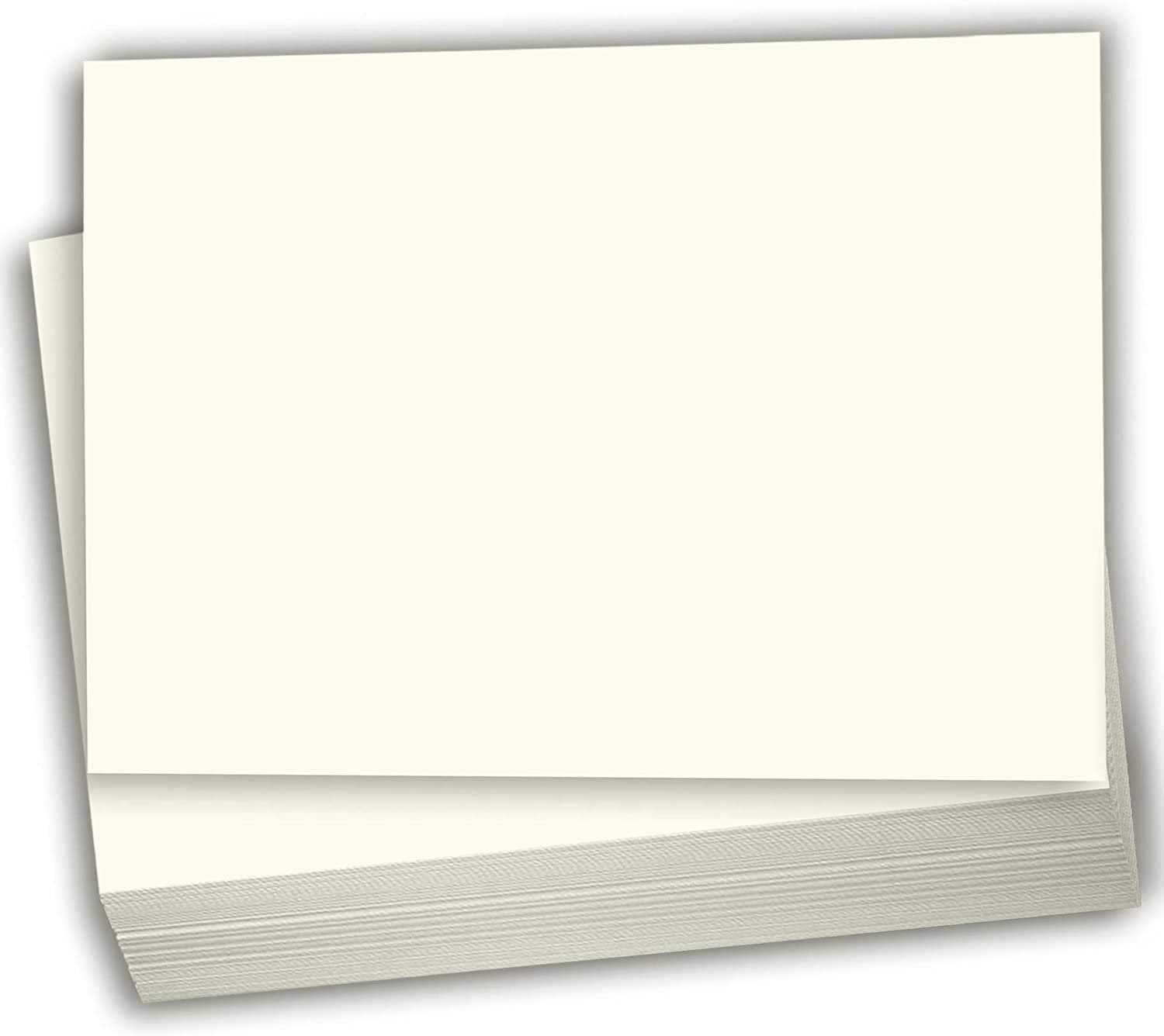 Hamilco Cream Colored Cardstock - Blank Index Flash Note & Post Cards ...