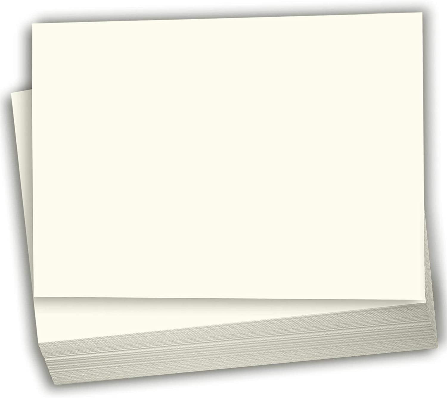 Hamilco Cream Colored Cardstock Thick Paper - Blank Index Flash Note ...