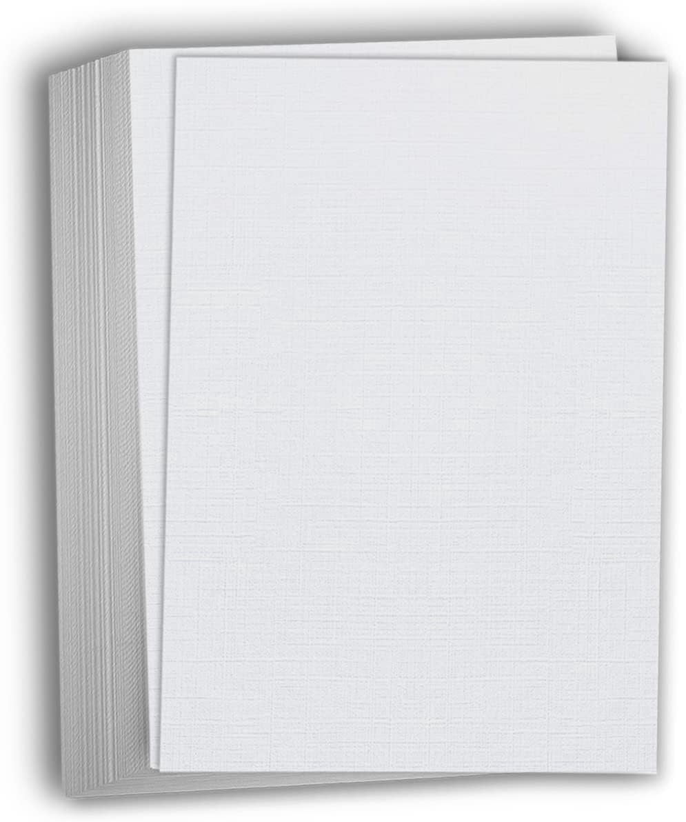 Hamilco Gray Linen Textured Cardstock Thick Paper - 11 x 17" Heavy ...