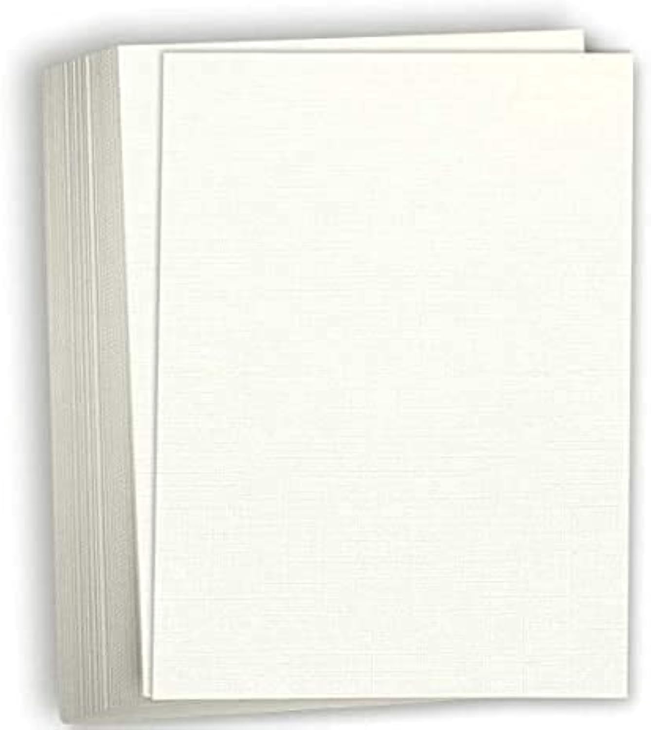 Hamilco Linen Textured Cardstock BCF26 Paper - 8 1/2 x 11" Blank Thick ...