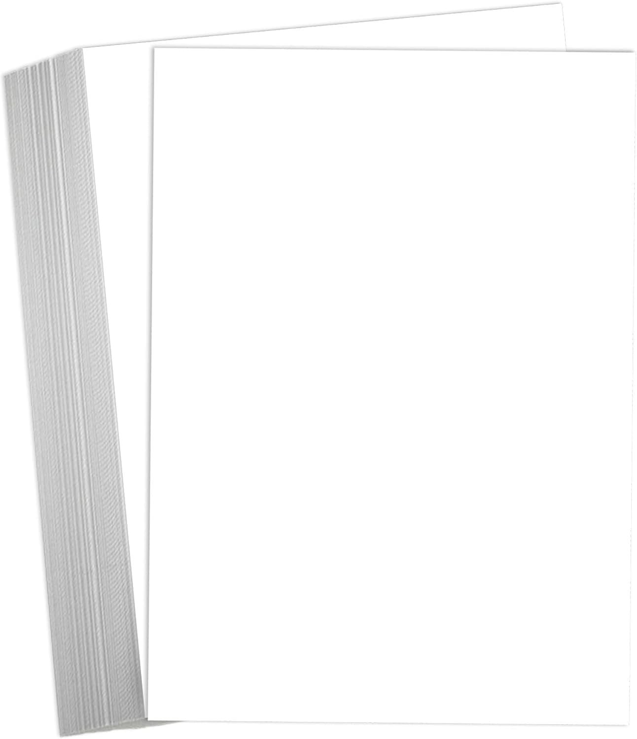 Hamilco White Cardstock Paper 8.5 x 11" 65 lb Cover Card Stock 100 Pack ...