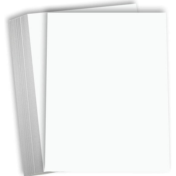 Hamilco White Cardstock Thick Paper - 8 1/2 x 11" Blank Heavy Weight ...