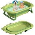 Hamiledyi Foldable Pet Bathtub, Large 31x19x8 Inches, Elevated with ...