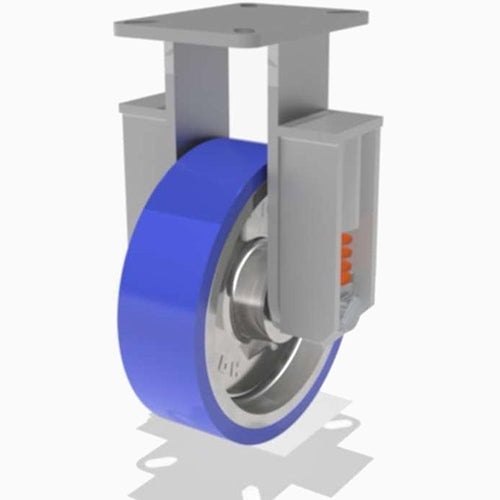 Hamilton 10" Ergo-Glide Polyurethane Rigid Caster - 3/4" Sealed Ball ...