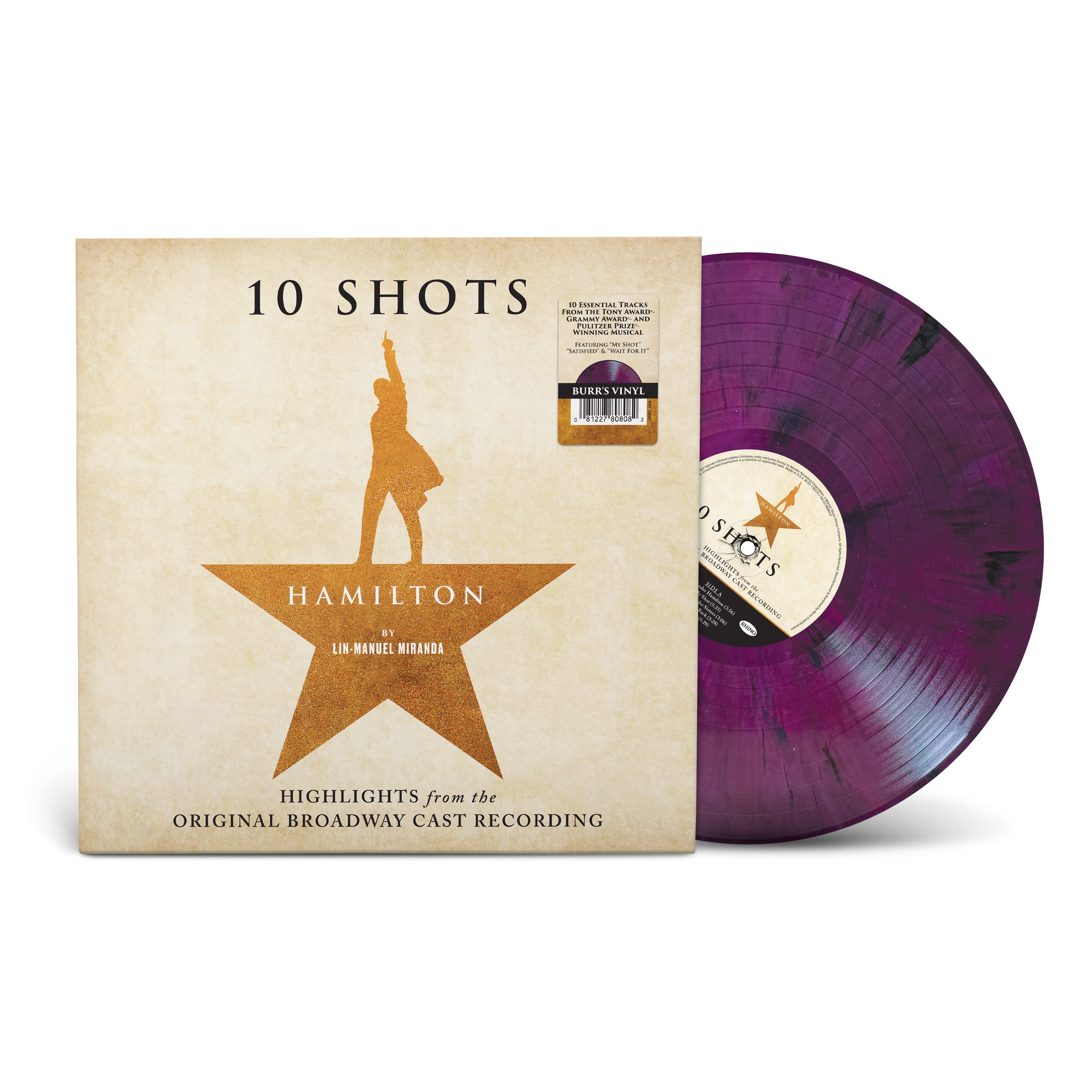 Hamilton - 10 Shots -Vinyl Record Album - Original Broadway Cast ...