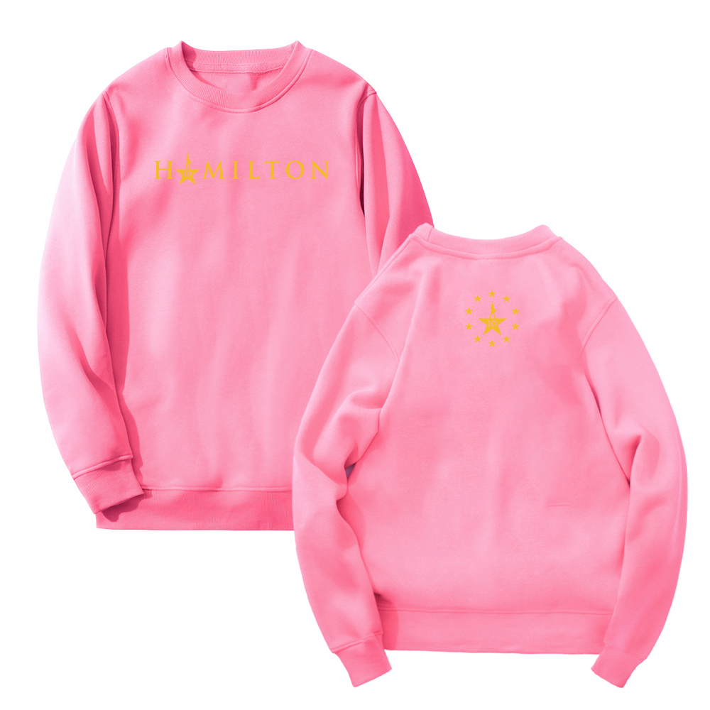 Hamilton 10 Years Merch Crewneck Long Sleeve Streetwear Women Men ...