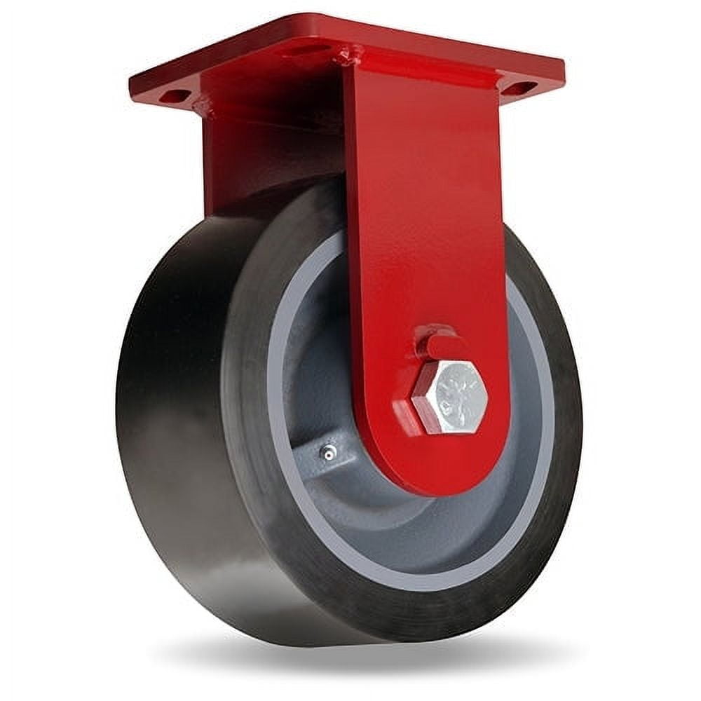 Hamilton 12" DuraGlide-AGV Polyurethane Rigid Caster - 4700 lbs Load ...
