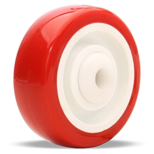 Hamilton 3.5" Poly-Tech Polyurethane (95A) Wheel - 250 lbs Capacity, 1. ...