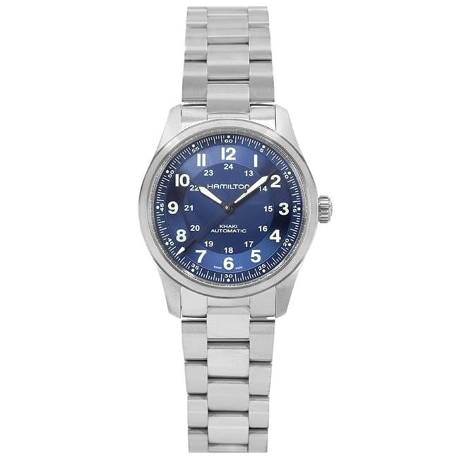 Hamilton H70205140 38 x 11.68 mm Khaki Field Titanium Blue Dial ...