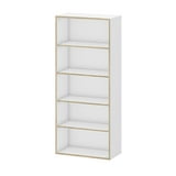 Tvilum Hamilton 5 Shelf Bookcase - Two-Tone Design - Walmart.com