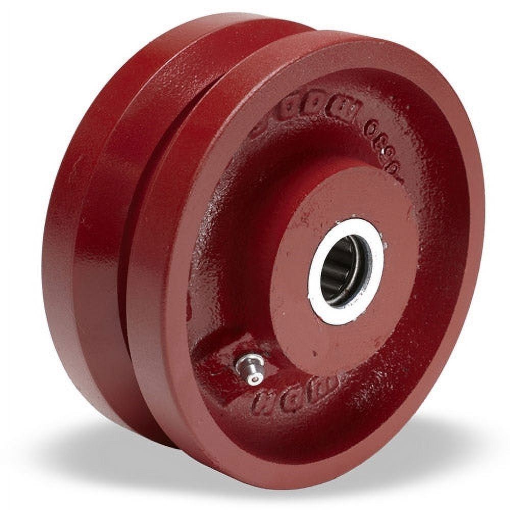Hamilton 5" V-Grooved Metal Wheel - 800 lbs Load Capacity, 2" Face, 2 3 ...