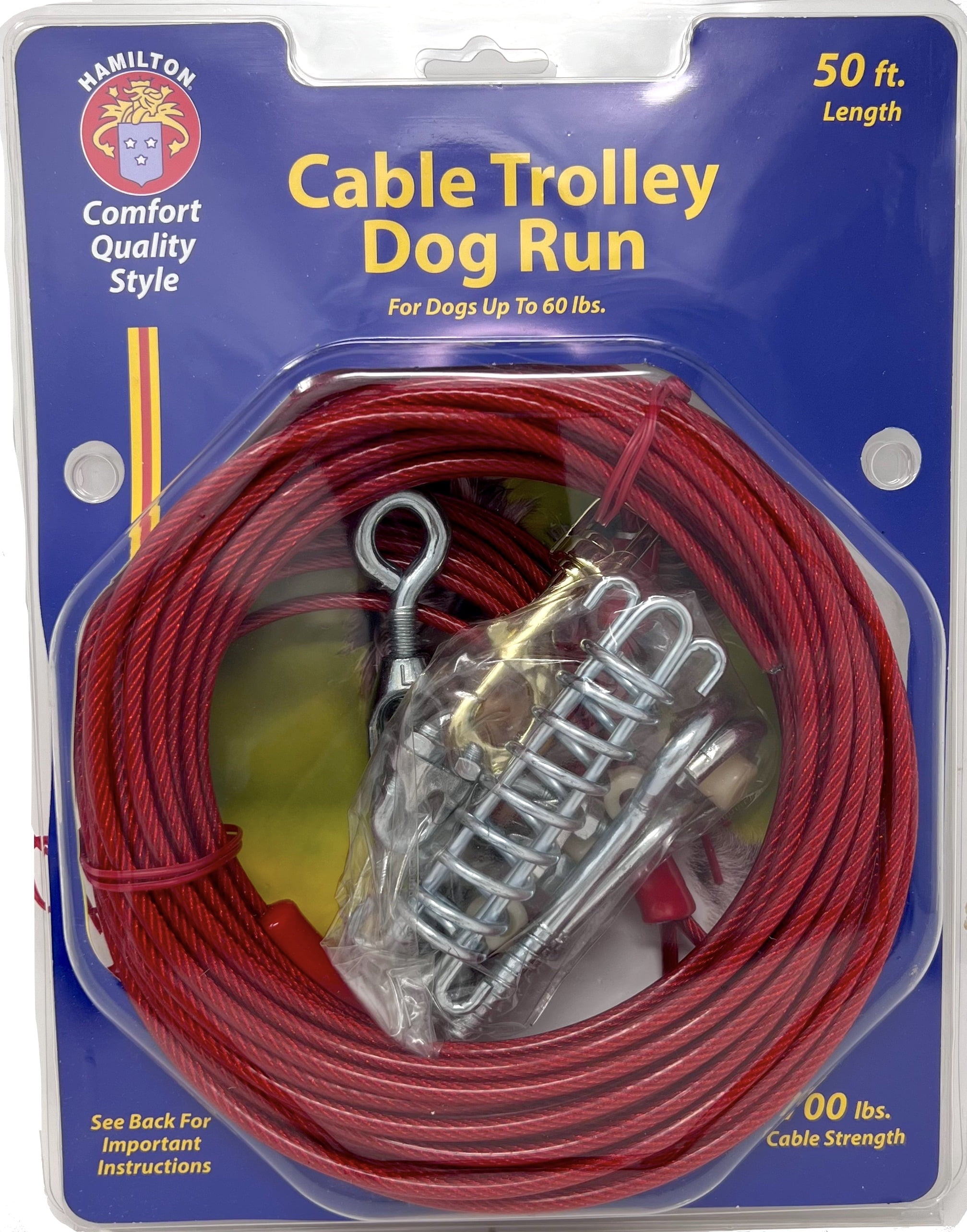 Hamilton 50-Foot Cable Trolley System for Dogs - Walmart.com