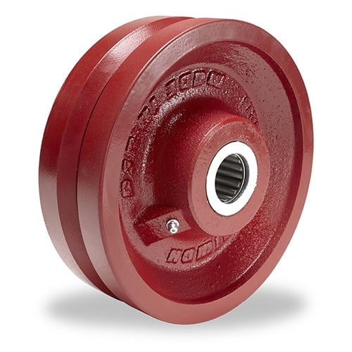 Hamilton 8" V-Grooved Metal Wheel with 3/4" Precision Tapered Bearing ...