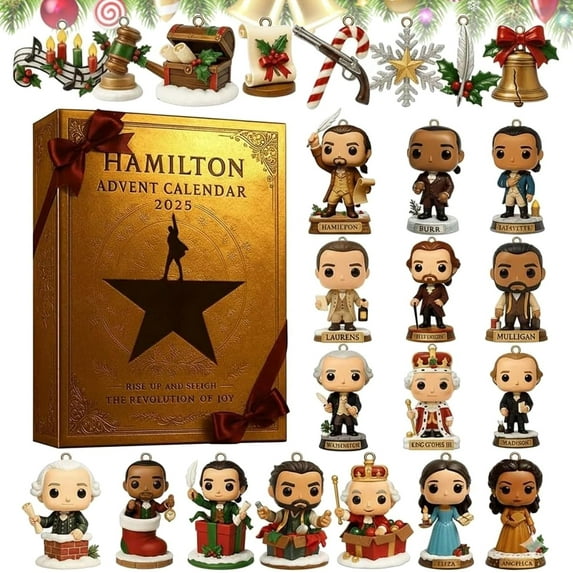Hamilton Advent Calendar 2025，24 Days Of Revolutionary Joy, An American ...