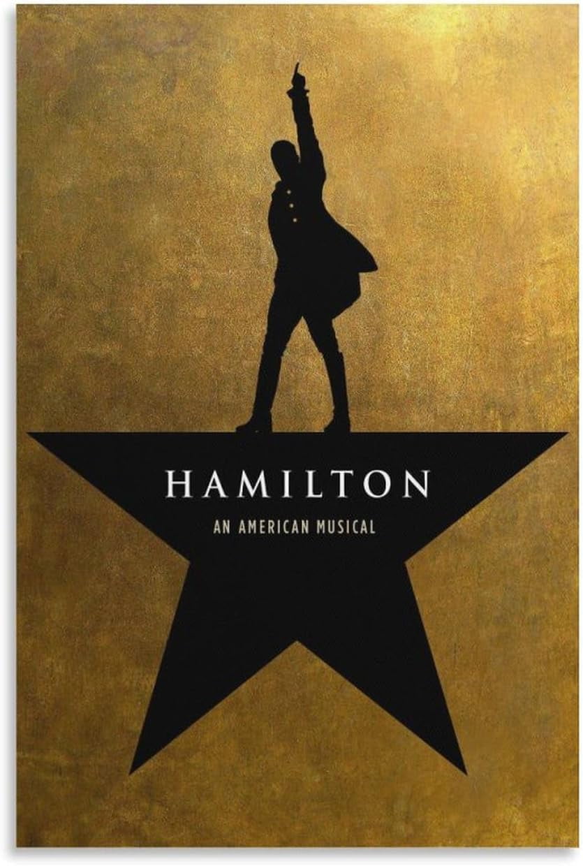 Hamilton An American Musical Poster Retro Metal Tin Sign American History Gift Revolution ...
