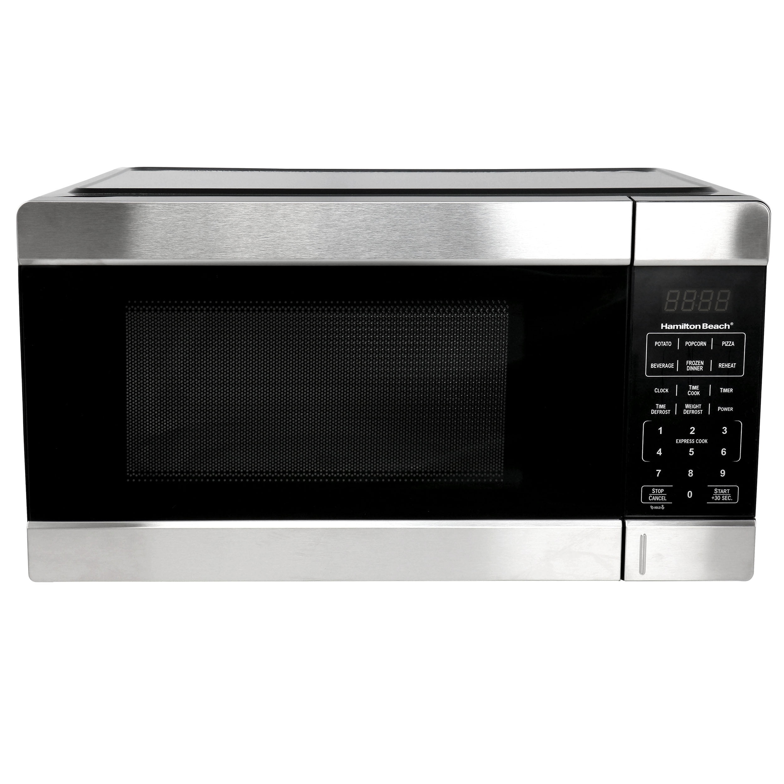 Hamilton Beach 1.1 Cu. Ft. 1000 Watt Countertop Microwave Oven in Black ...