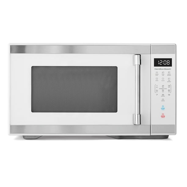 Hamilton Beach 1.1 cu ft Countertop Microwave Oven in White and ...