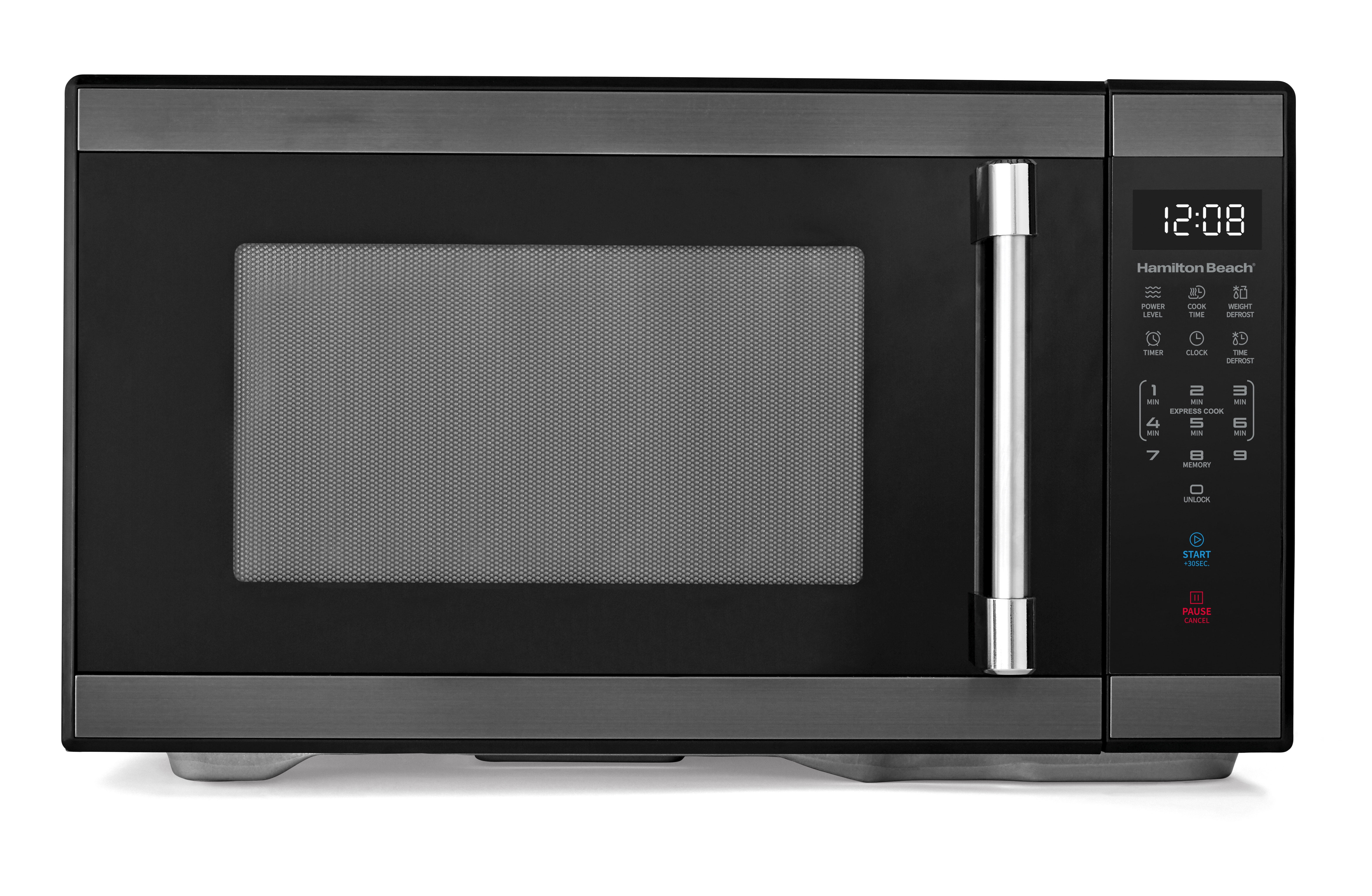 Hamilton Beach 1.1 cu ft Countertop Microwave Ovens in Stainless Steel - Walmart.com