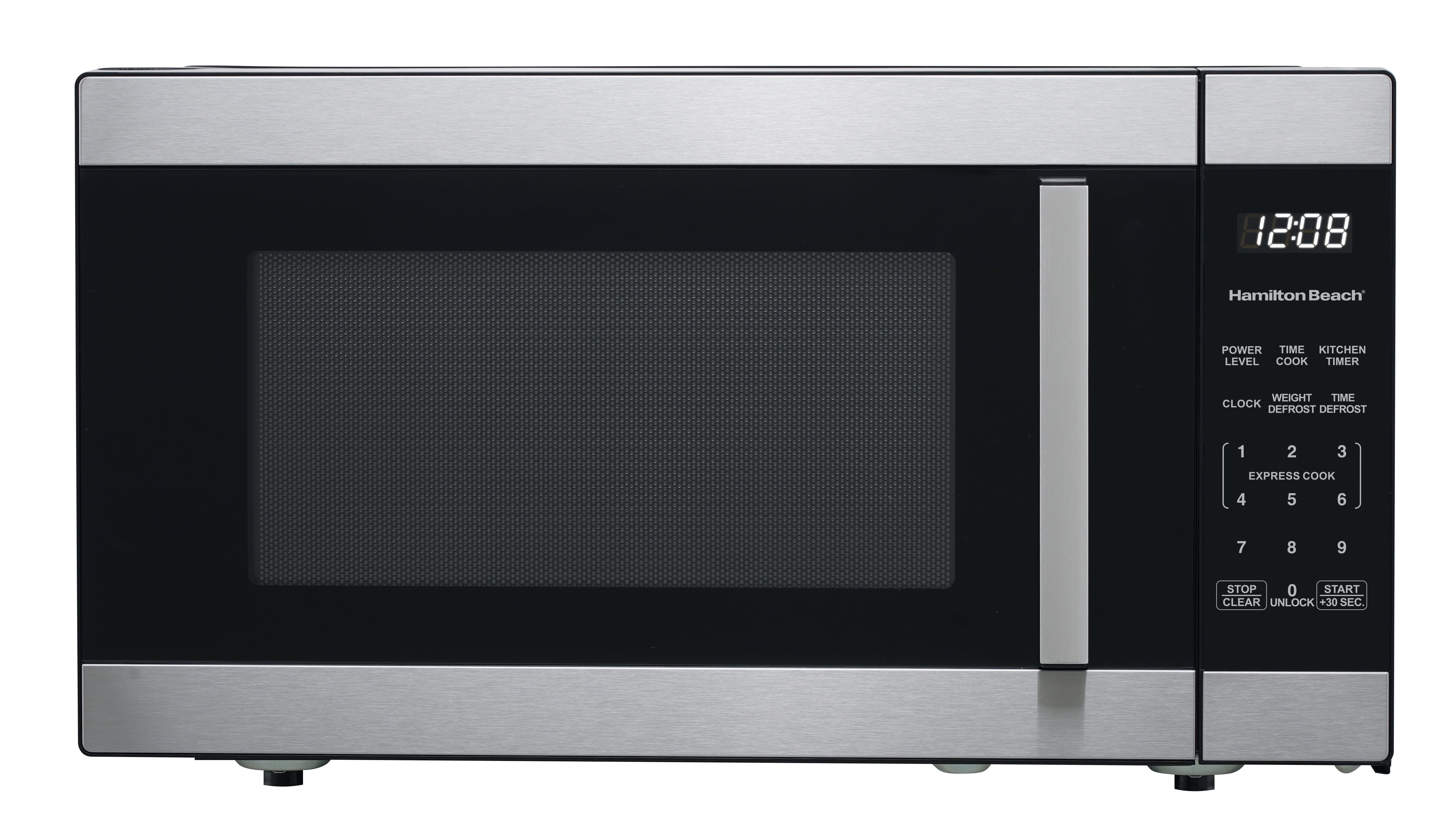 Hamilton Beach 1.6 Cu ft Sensor Cook Countertop Microwave Oven in ...
