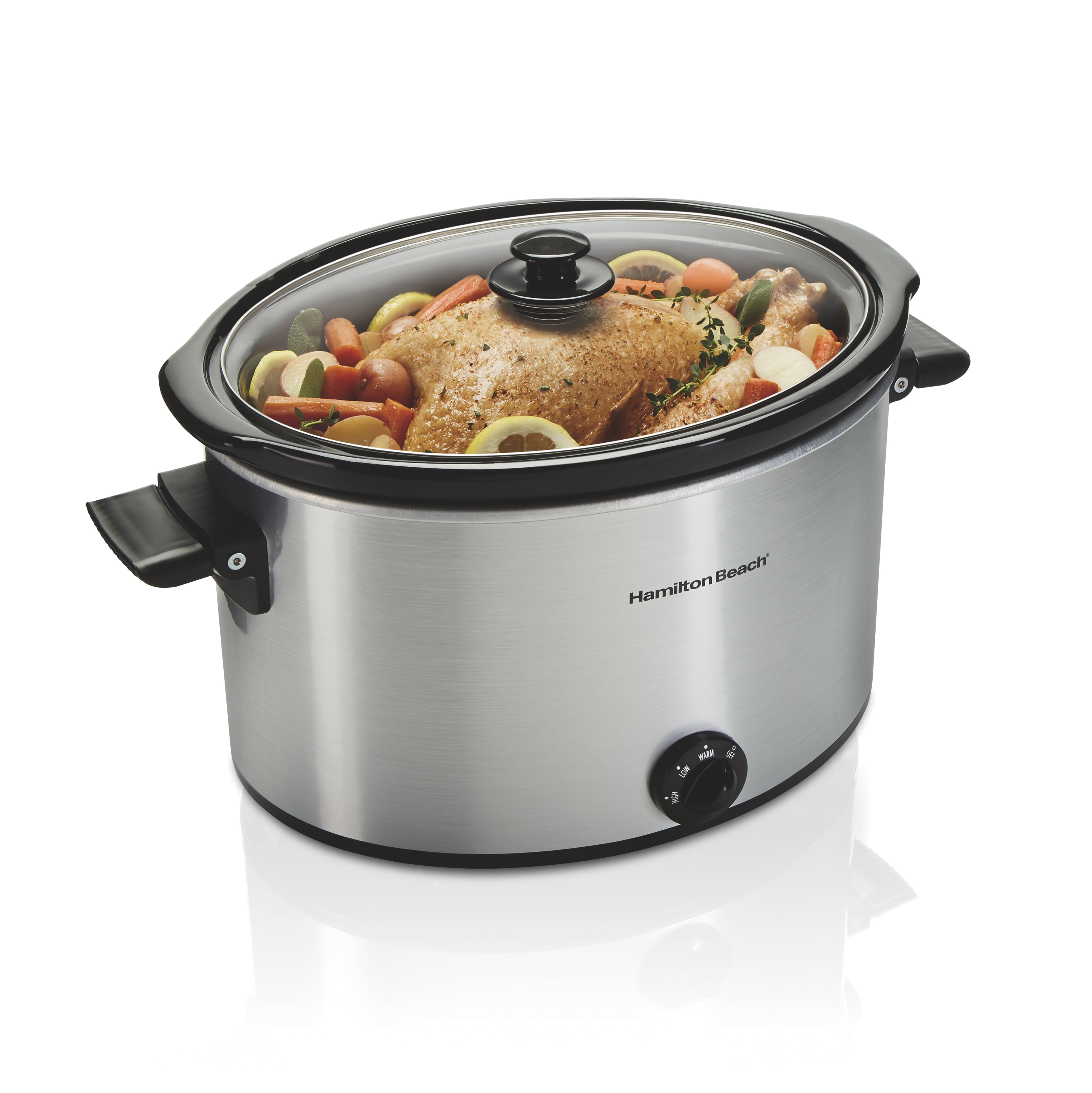 Hamilton Beach 10 Qt Slow Cooker, Stoneware Crock with Removable Pot ...