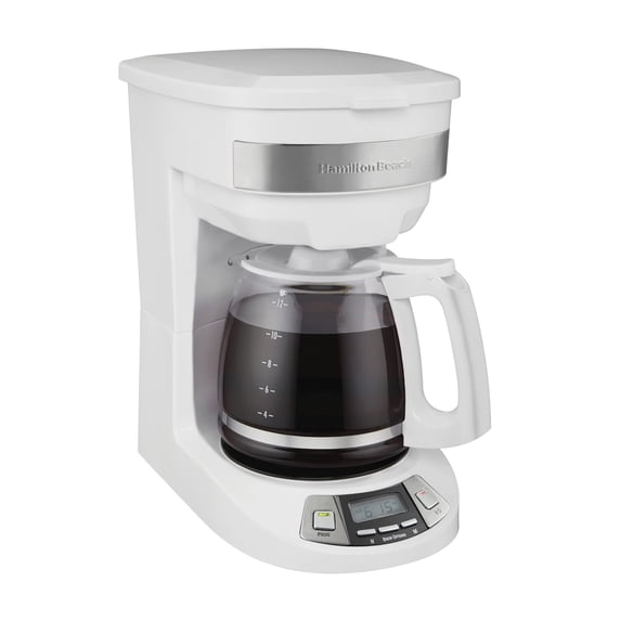 Hamilton Beach 12 Cup Programmable Drip Coffee Maker with 3 Brew ...