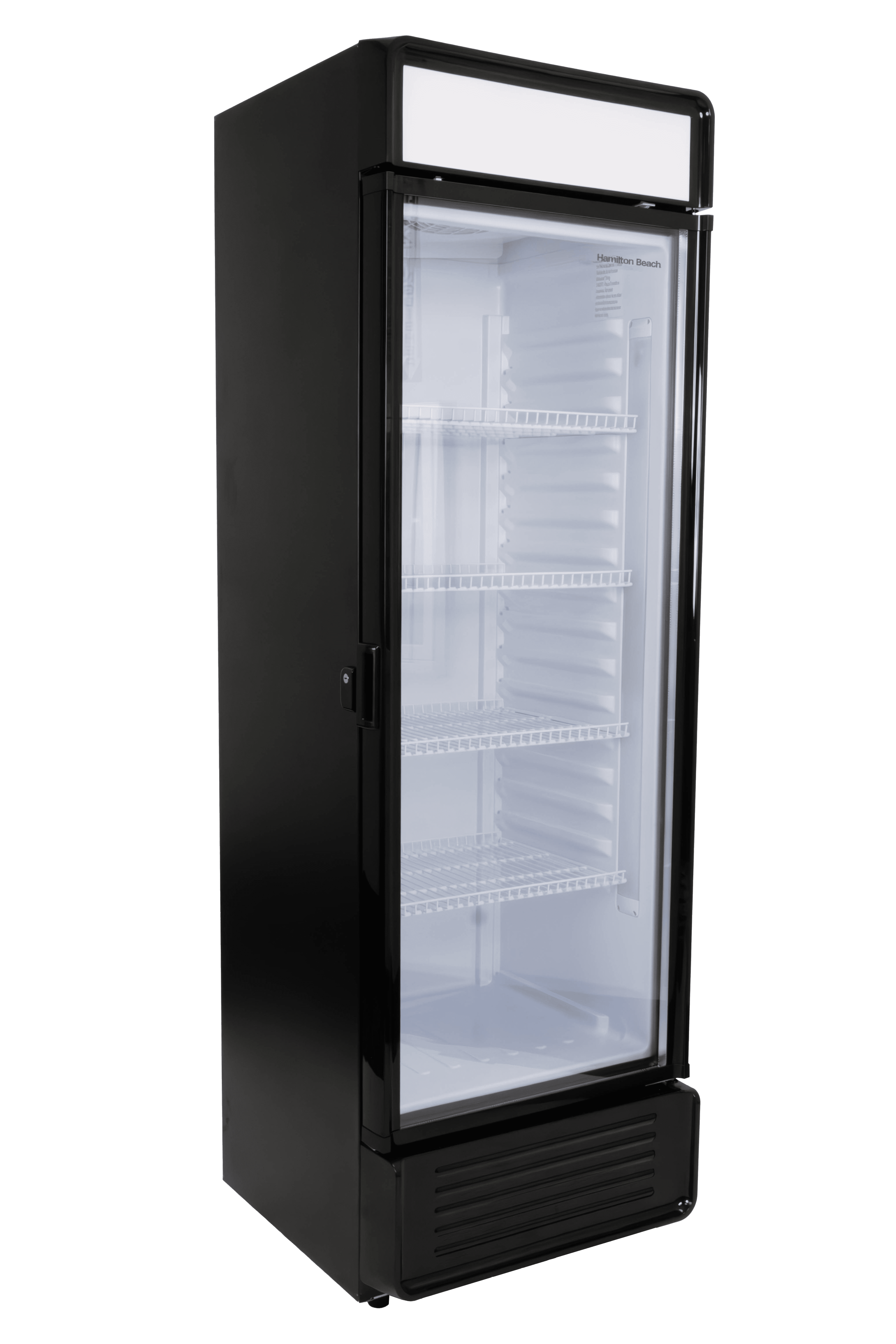 Hamilton Beach, 13.3 Cu.Ft.Commercial Glass Display Refrigerator, Black ...