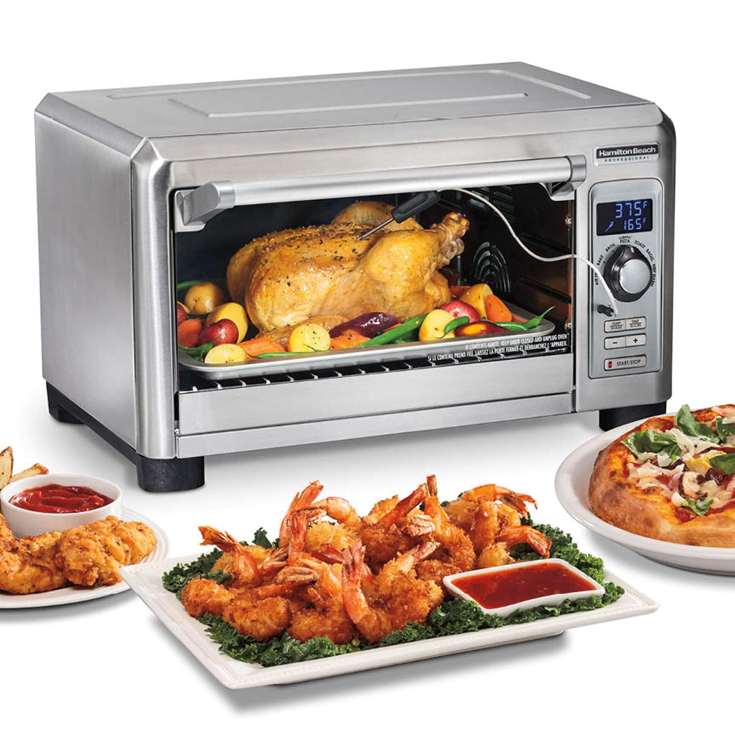 Hamilton Beach Professional Sure-Crisp Digital Toaster Oven Air Fryer ...