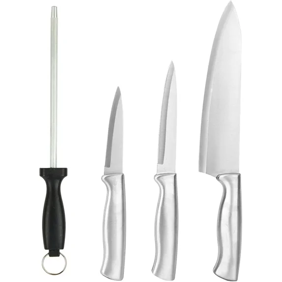 Hamilton Beach 4 Piece Stainless Steel Cutlery Set - Walmart.com